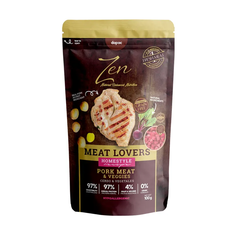 Zen Pouches Cerdo y vegetales - Agronatura tienda online para animales