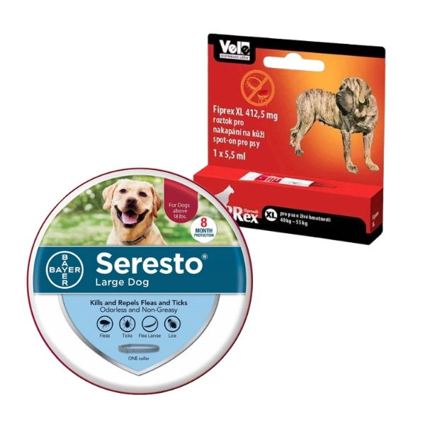PACK Antiparasitario para perros - Fiprex Pipeta 2-10kg + Seresto collar