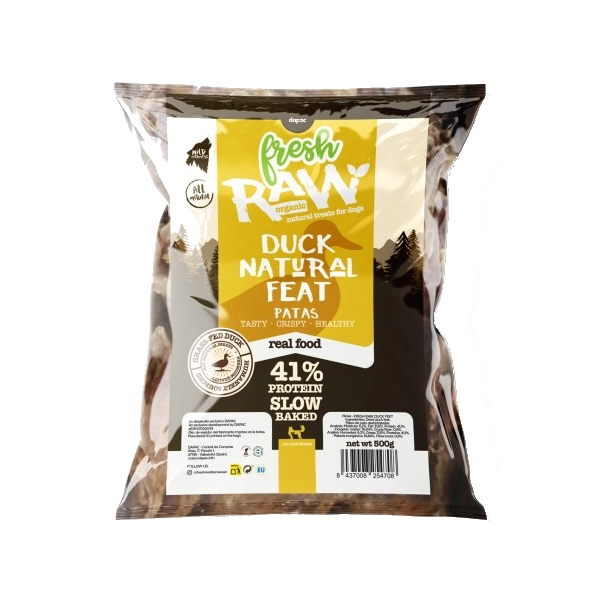 Fresh Raw Patas de pato - 500 gr - Agronatura tienda online para animales