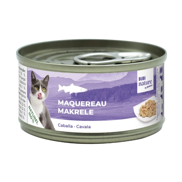 Bubi Nature - lata para gatos - Caballa - Agronatura tienda online para ...