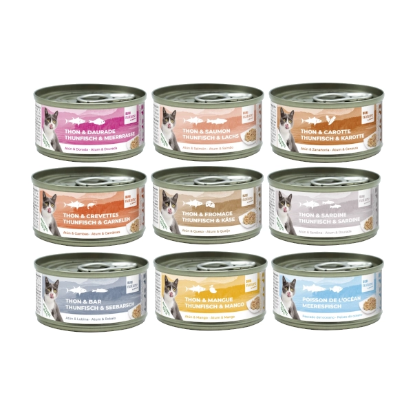 PACK-9 - Bubi Nature - lata para gatos de Atun - Agronatura tienda ...